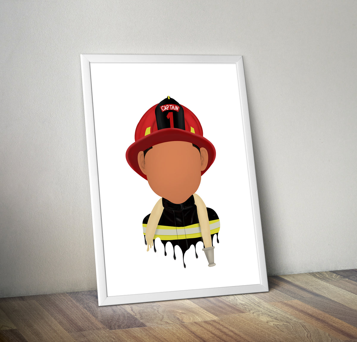 FIREFIGHTER PRINTABLE ART – Ms. Supa Saiyan Prints